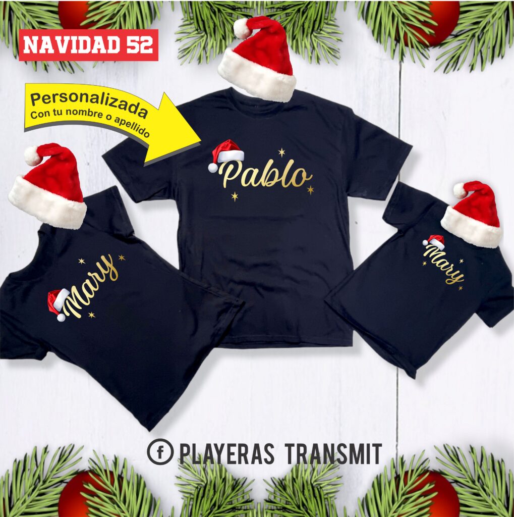 PLAYERA NAVIDEÑA $200 – PLAYERAS TRANSMIT
