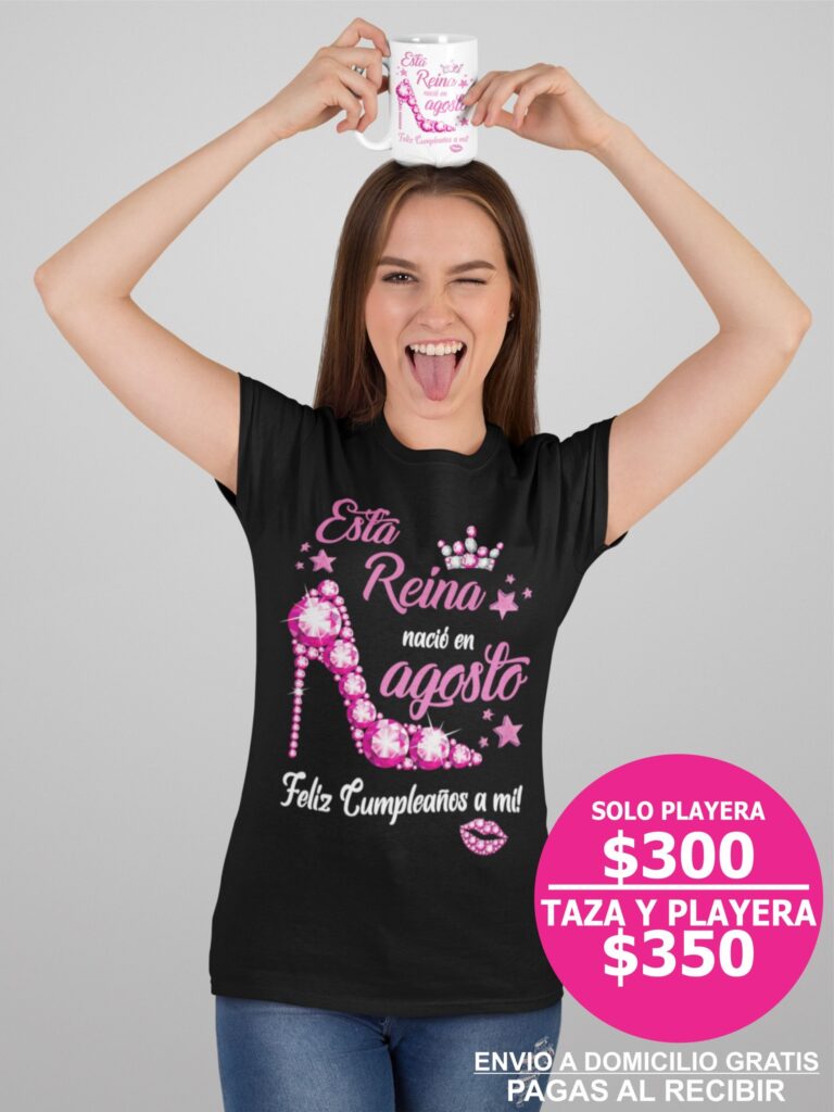 PLAYERA CUMPLEAÑOS DAMA NUEVAS – PLAYERAS TRANSMIT
